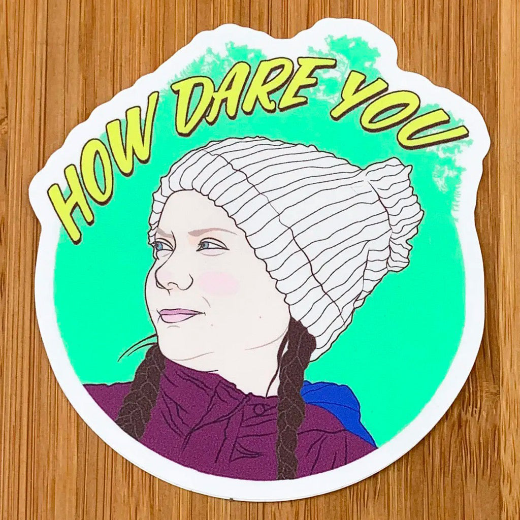 Greta Thunberg Sticker by Citizen Ruth – Outer Layer