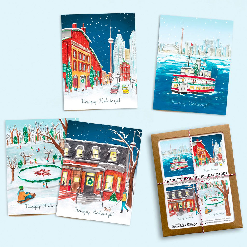 Historic Boxed Toronto Christmas Cards | Made in Brockton Village ...