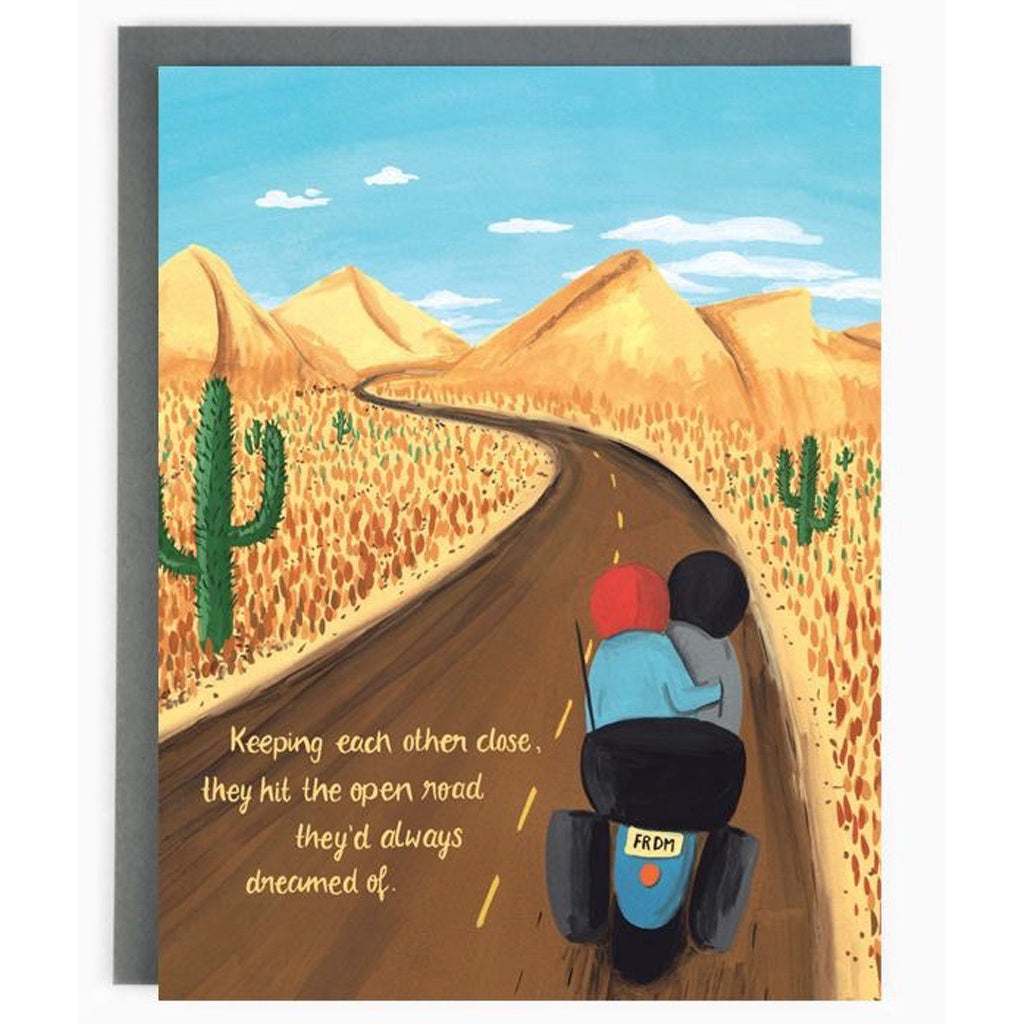 Hit The Open Road Card by Made in Brockton Village – Outer Layer