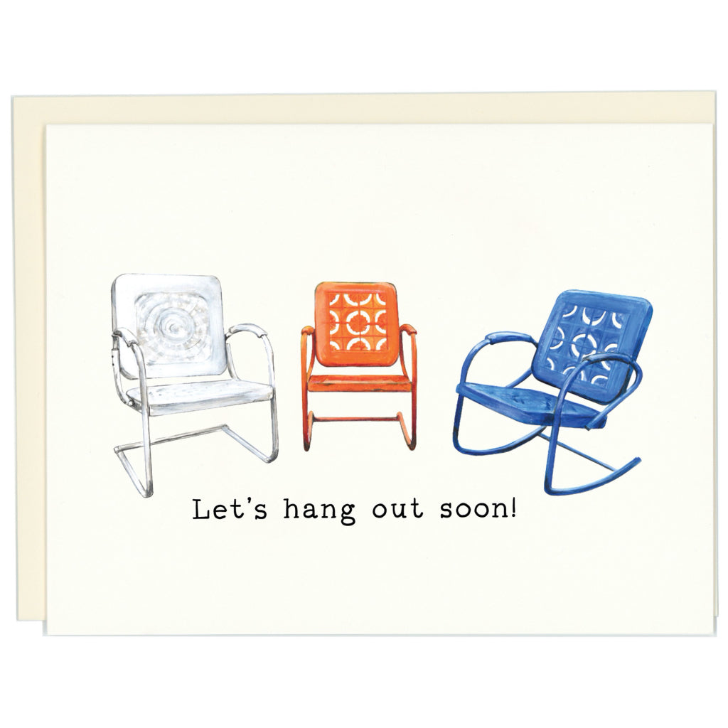 Let's Hang Out Soon CArd by Good Postage – Outer Layer