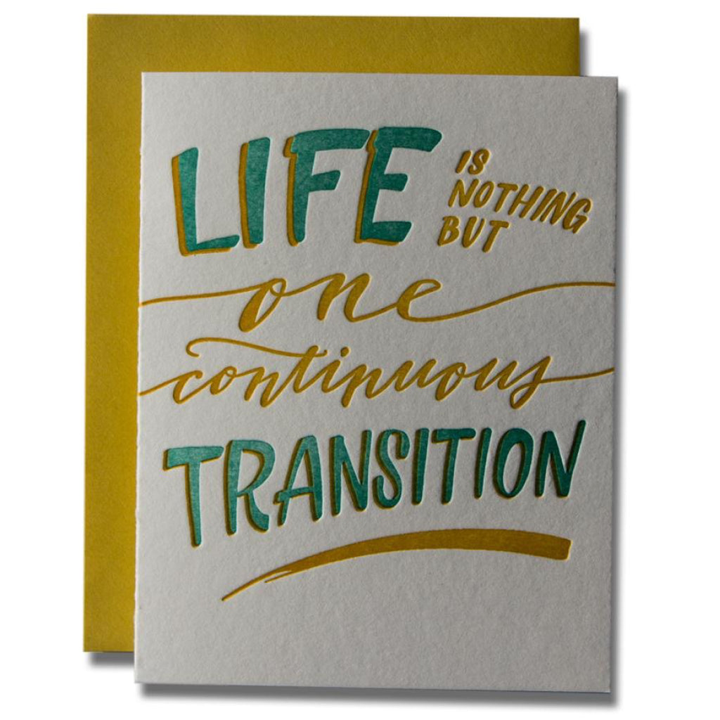 Life Transition Card by Ladyfingers Letterpress – Outer Layer