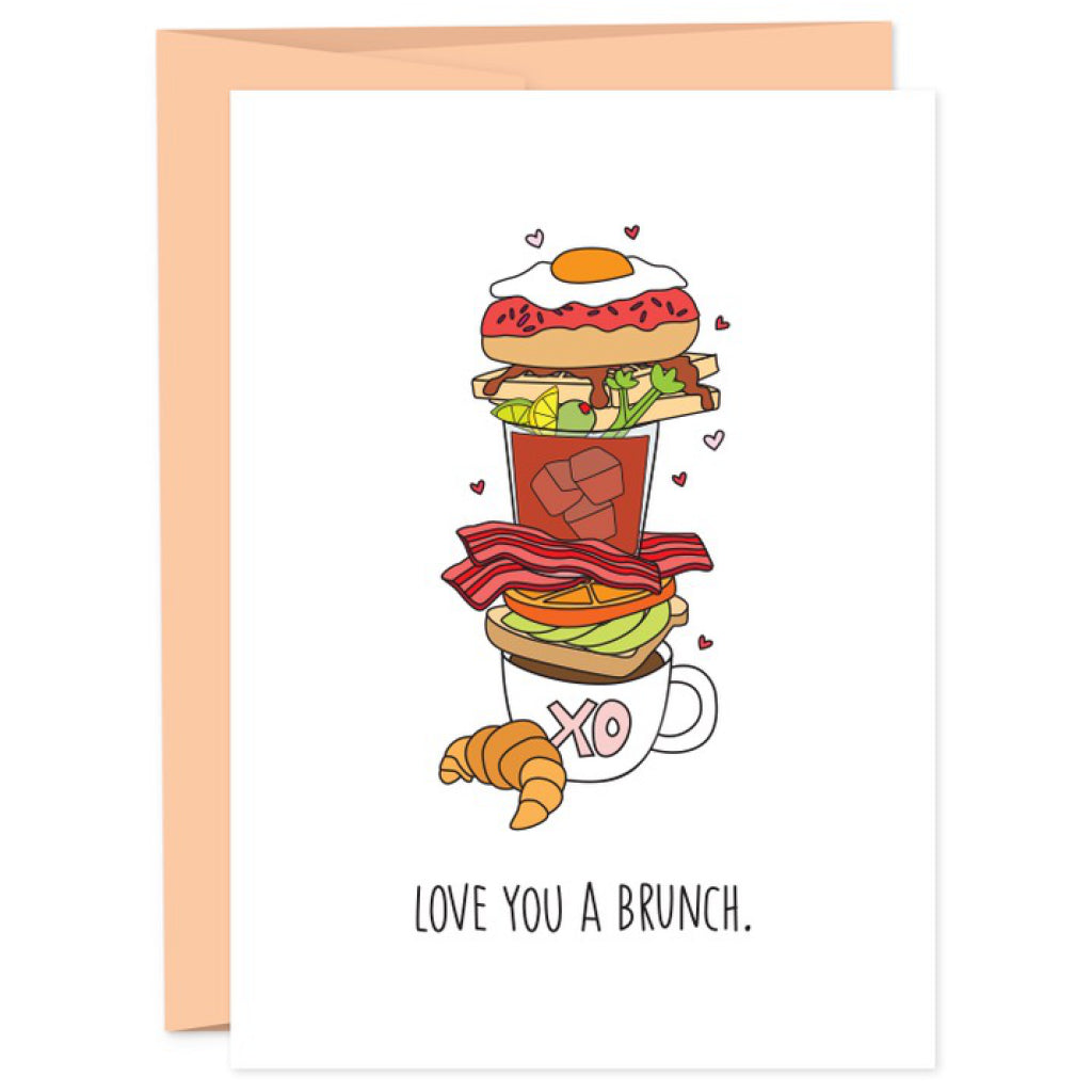 Love You A Brunch Card by Humdrum Paper – Outer Layer