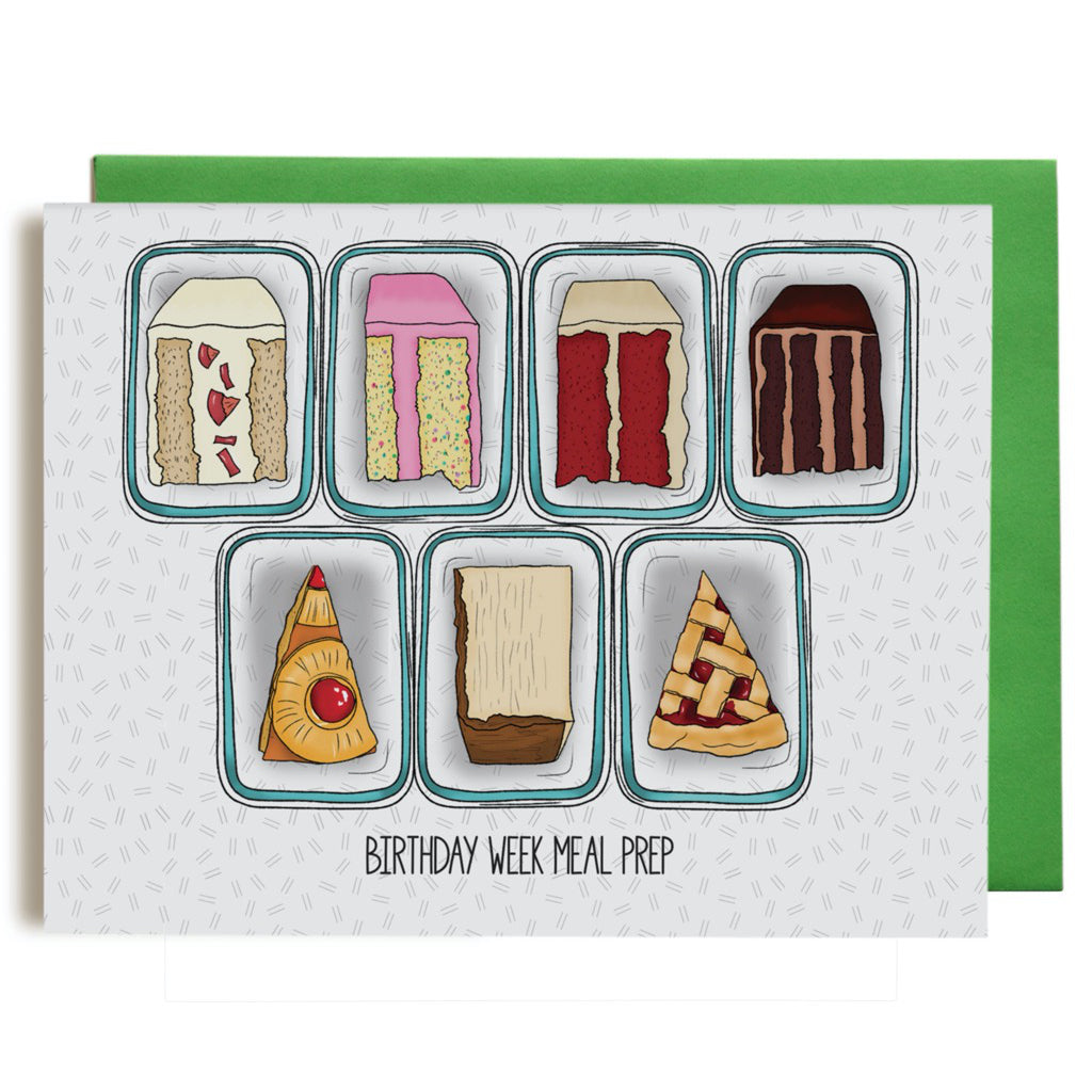 Meal Prep Birthday Card by Greetings from Bergen Place – Outer Layer