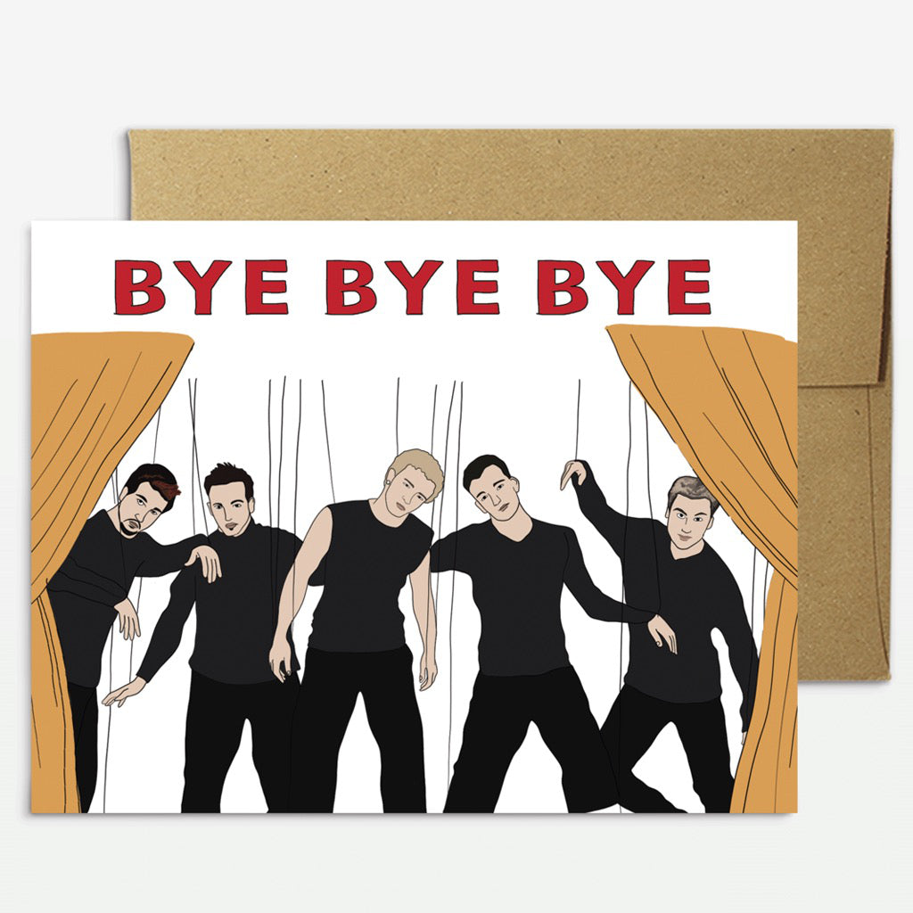 N'sync Bye Bye Bye Card by Party Mountain Paper – Outer Layer