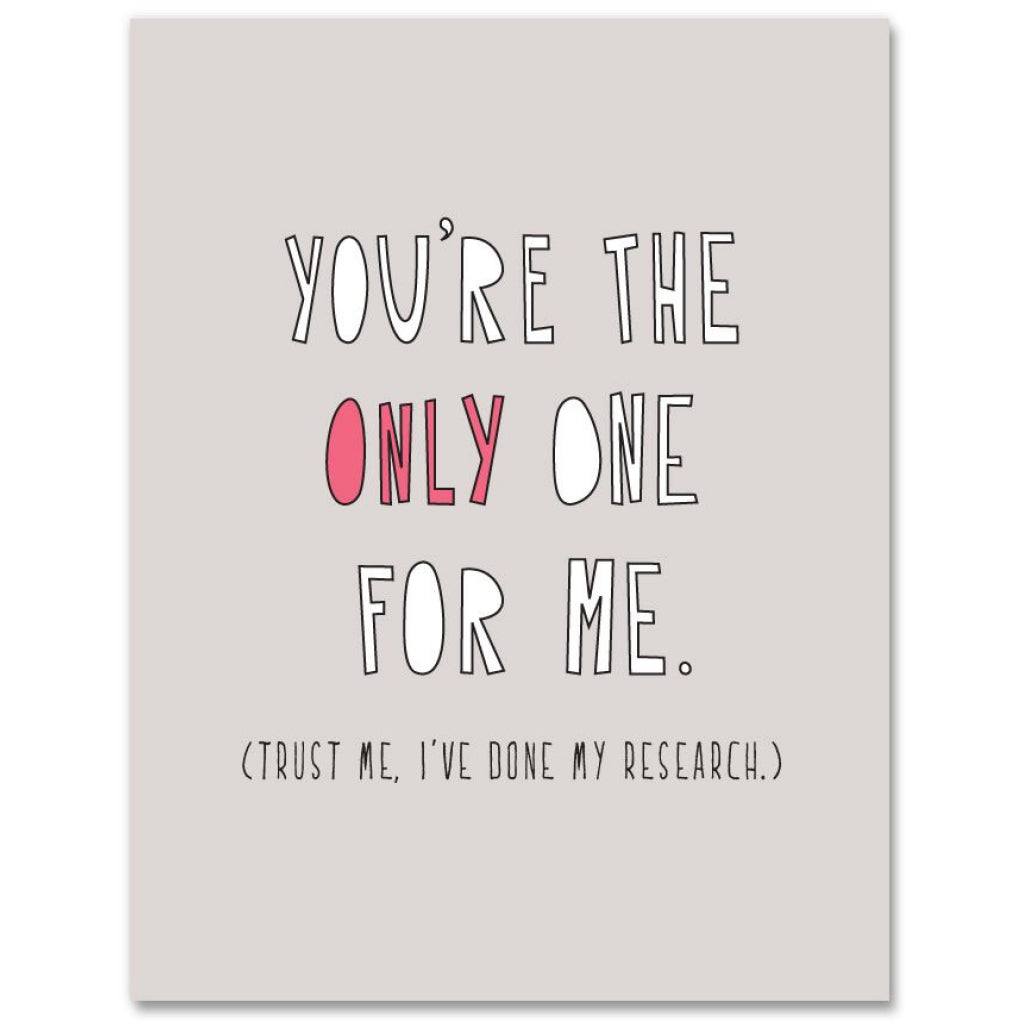 Only One For Me Card by Near Modern Disaster – Outer Layer