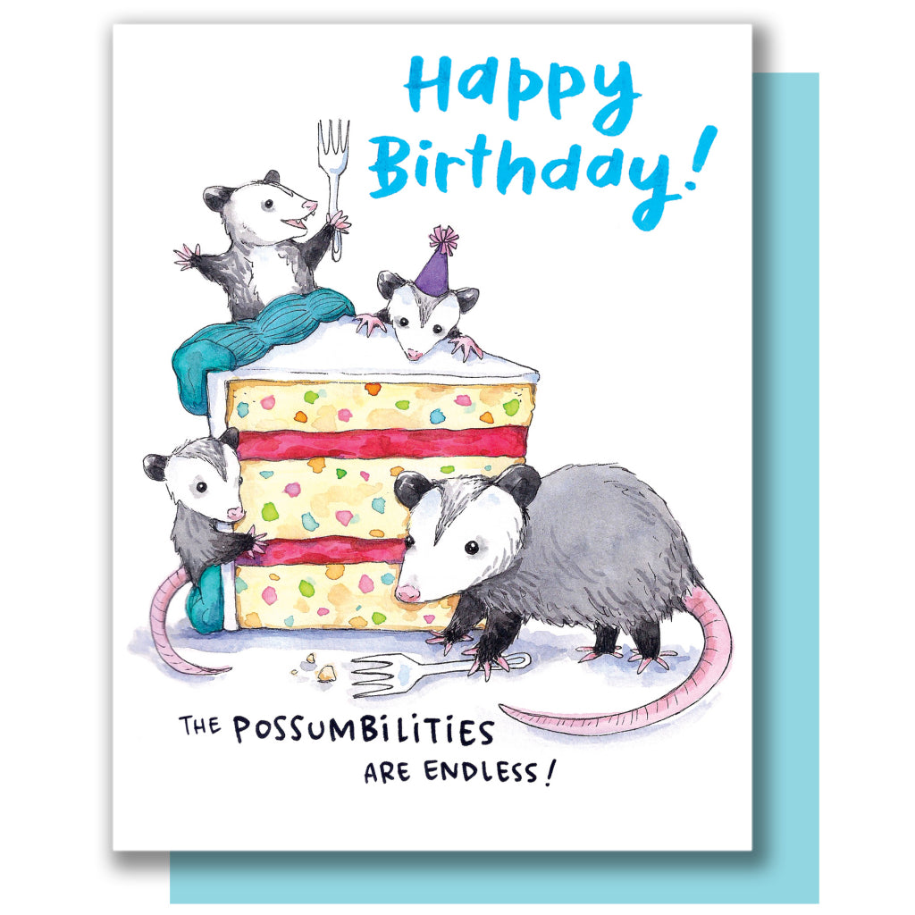 Possum Birthday Card by Paper Wilderness – Outer Layer