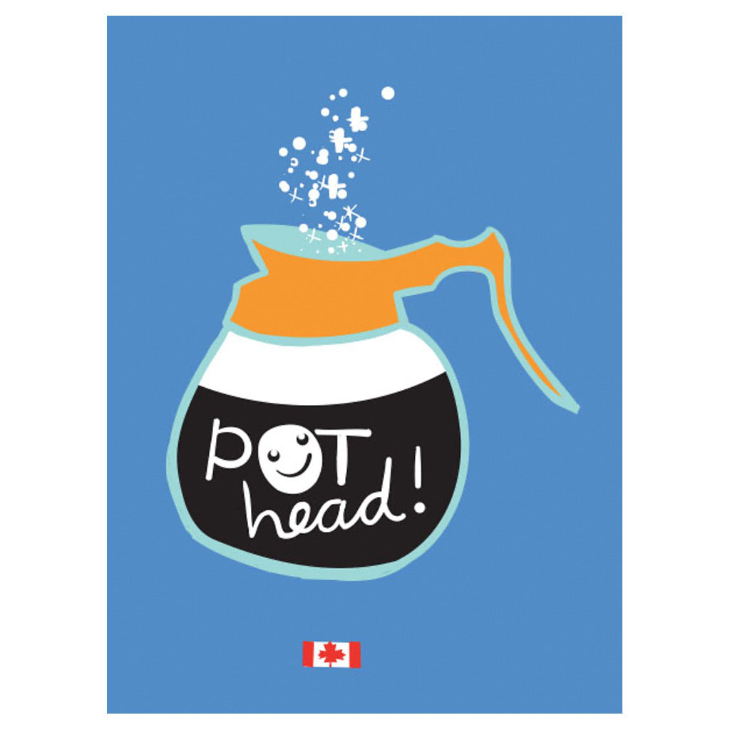 Pot Head Coffee Card by Wendy Tancock – Outer Layer