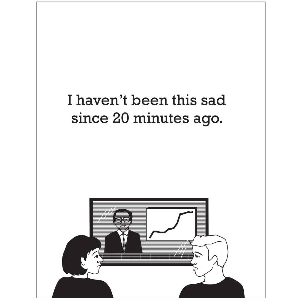 Sad Again Card by McBitterson's – Outer Layer