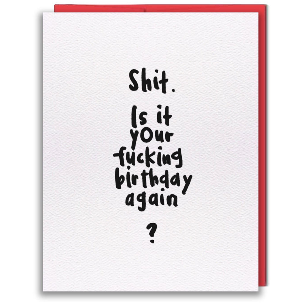 Shit Birthday Card by Studio Vcky – Outer Layer