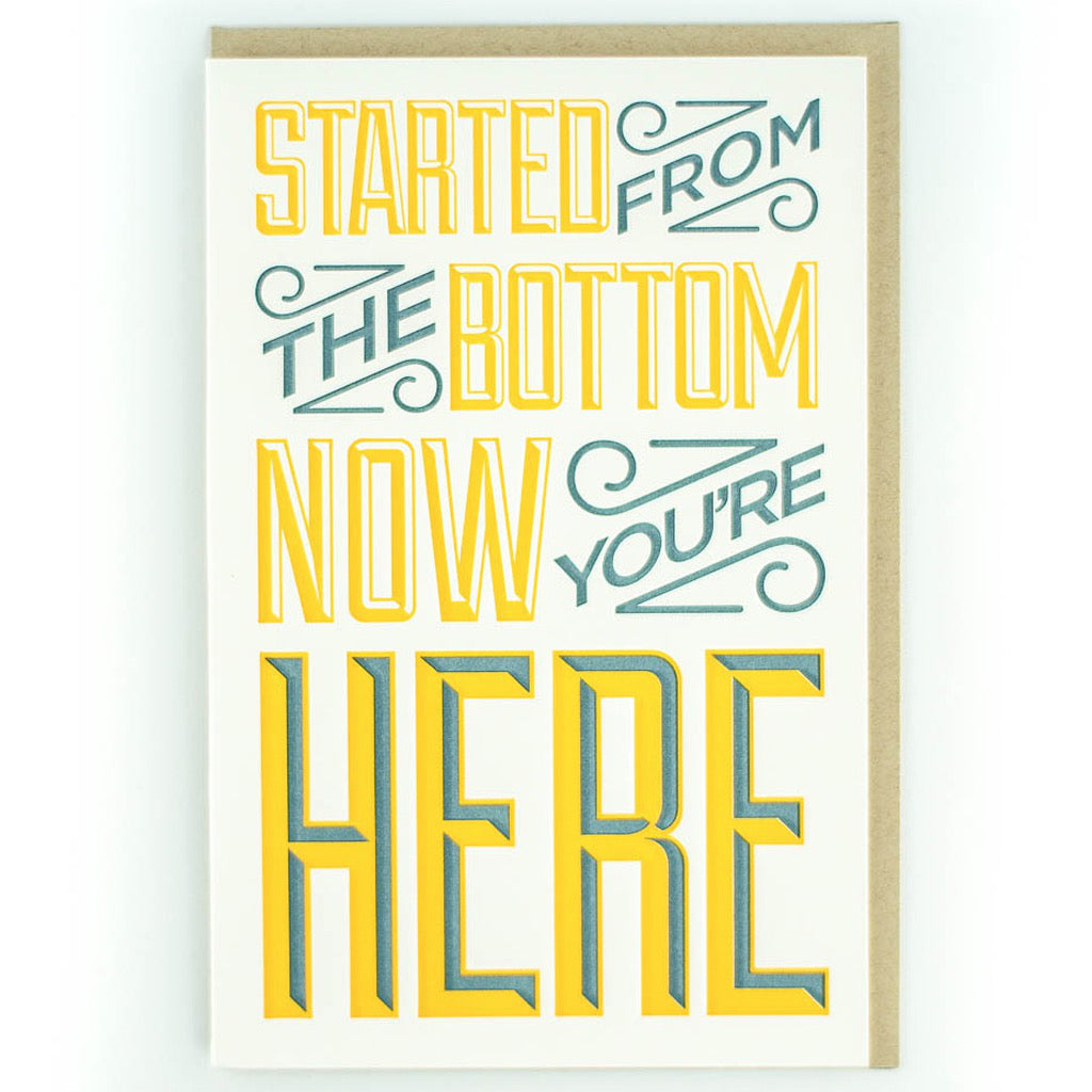 Started From The Bottom Card by Pike Street Press – Outer Layer