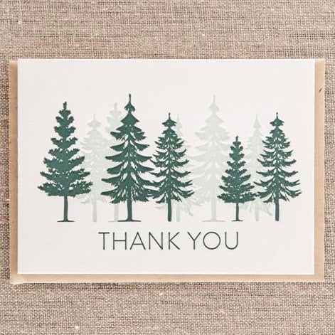 Thank You Trees Card by Pike Street Press – Outer Layer
