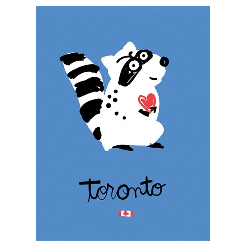 Toronto Raccoon Card by Wendy Tancock – Outer Layer