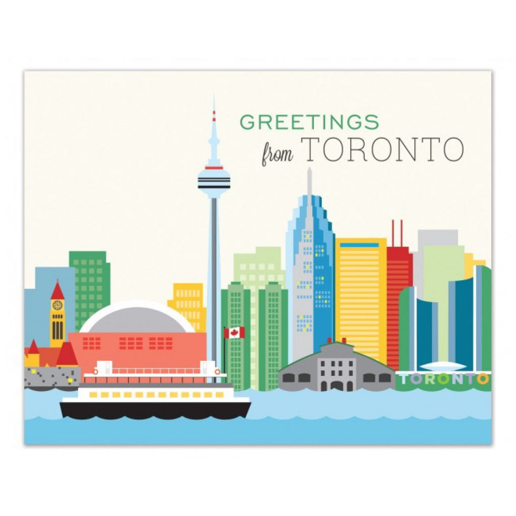 Toronto Skyline Card by The Found – Outer Layer