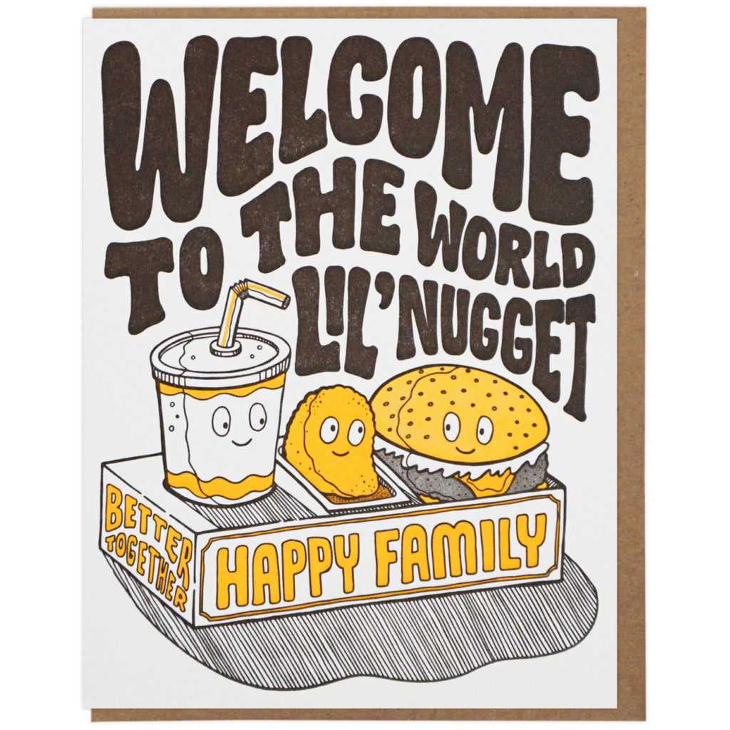 Welcome Lil' Nugget Card by Lucky Horse Press – Outer Layer