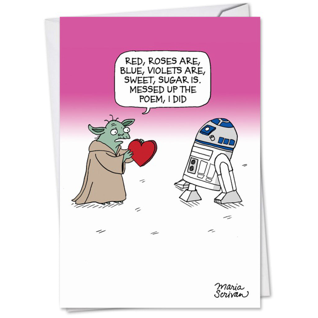 Yoda Poem Card by Nobleworks - Outer Layer