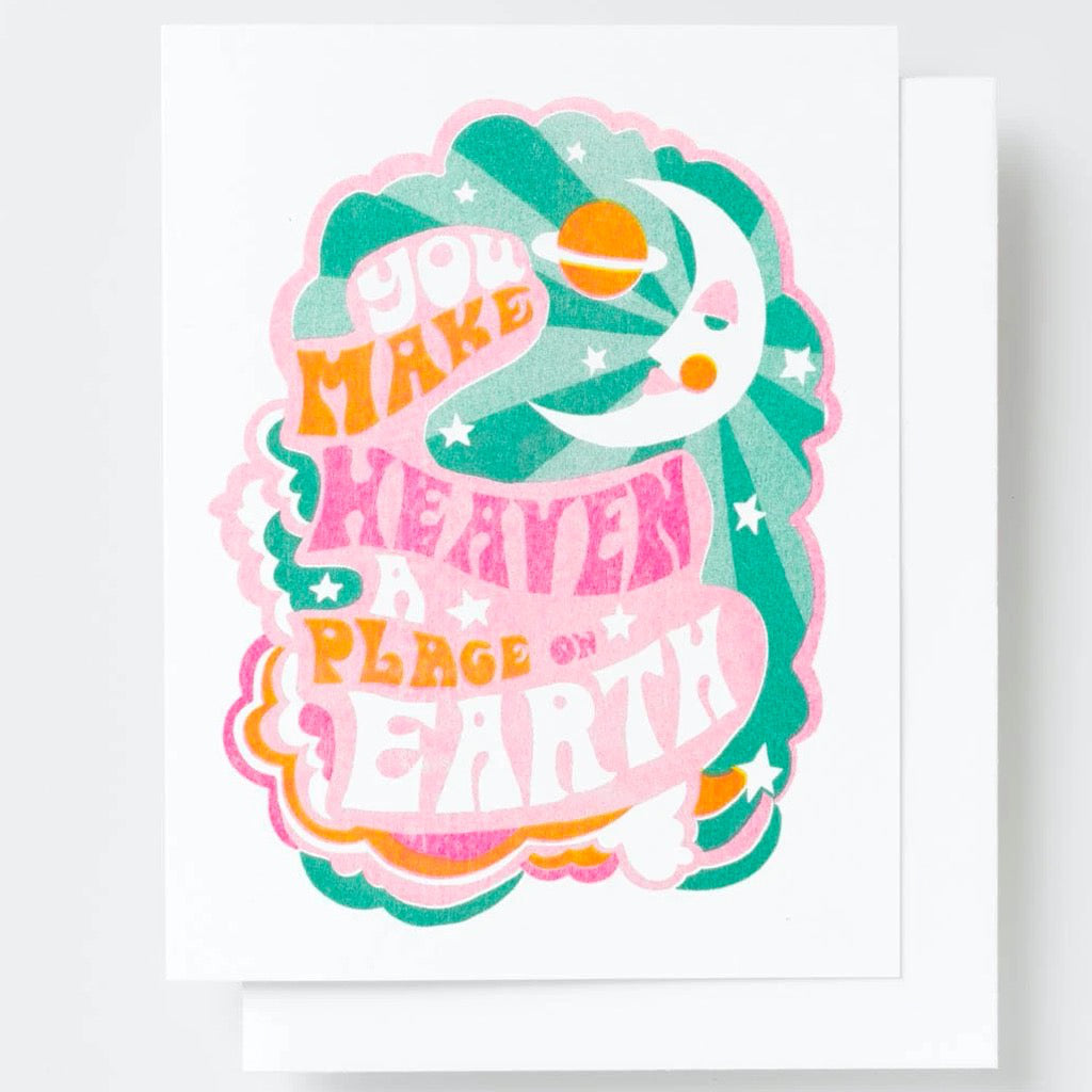 You Make Heaven a Place on Earth Card by Yellow Owl Workshop – Outer Layer