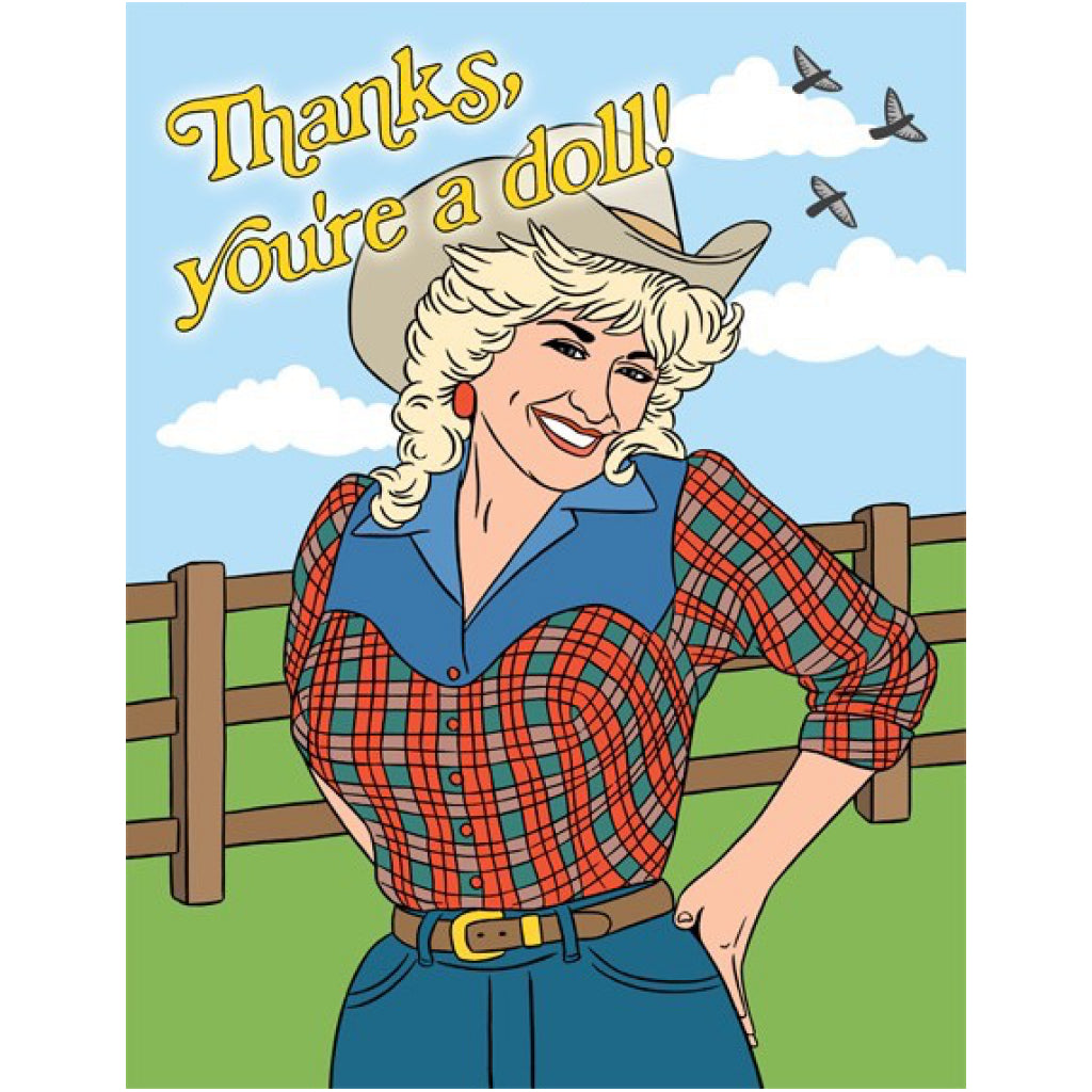You're A Doll Thank You Card by The Found – Outer Layer