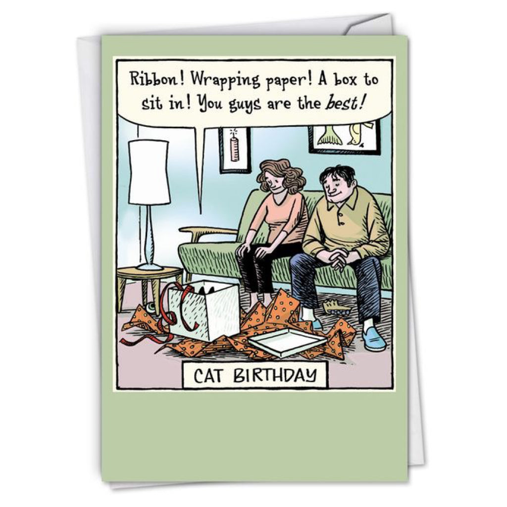 A Box To Sit In Birthday Card | Nobleworks – Outer Layer