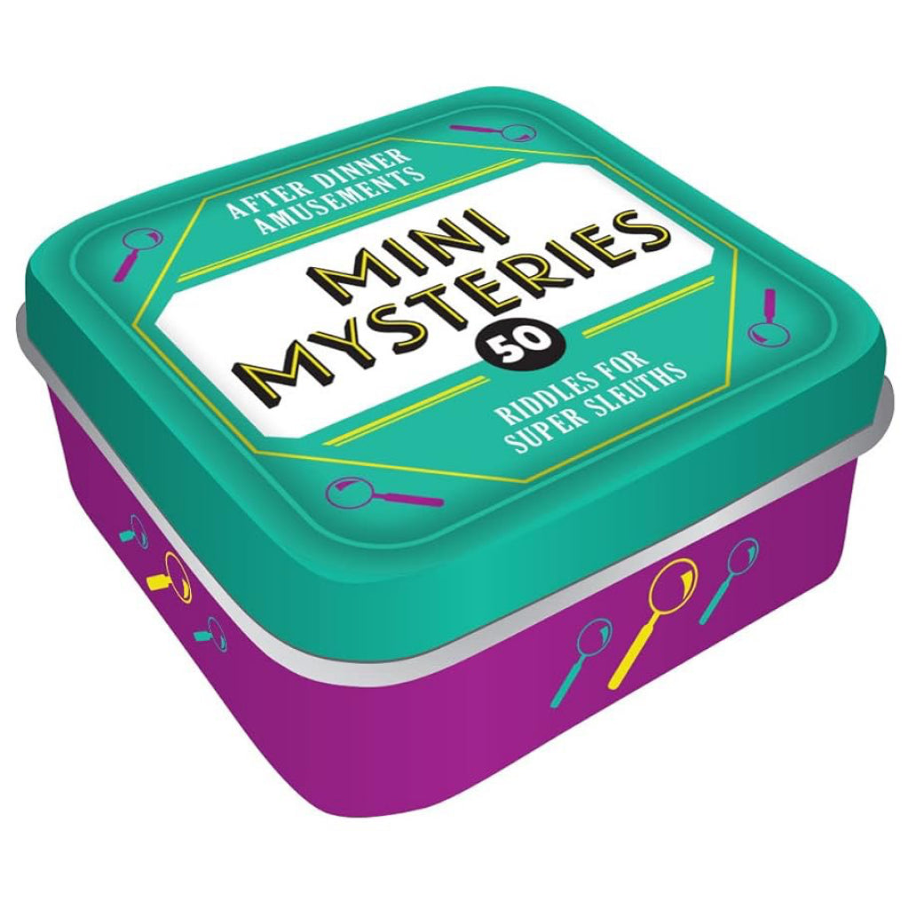 After Dinner Amusements: Mini Mysteries | Chronicle Books – Outer Layer