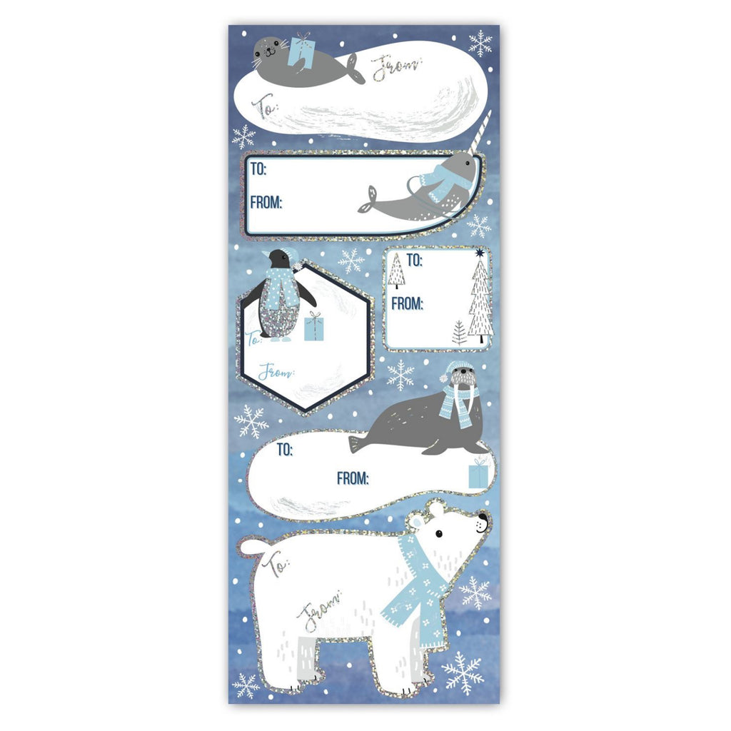 Arctic Animals Sticker Labels | Jillson & Roberts – Outer Layer