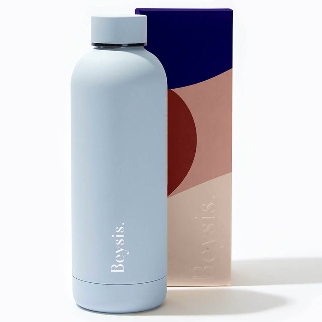 Beysis Water Bottle Matte Powder Blue 500mL / 17oz | Beysis – Outer Layer