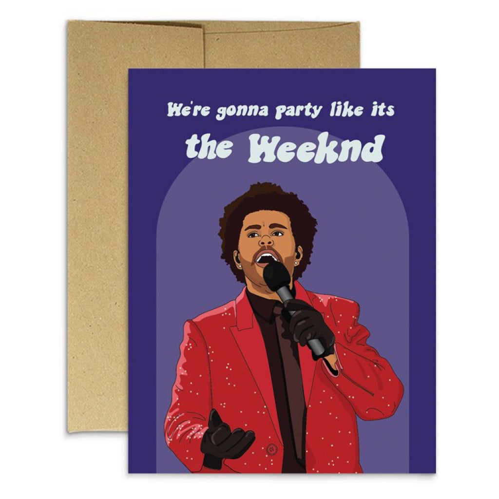 Birthday Weeknd Card | Party Mountain Paper – Outer Layer