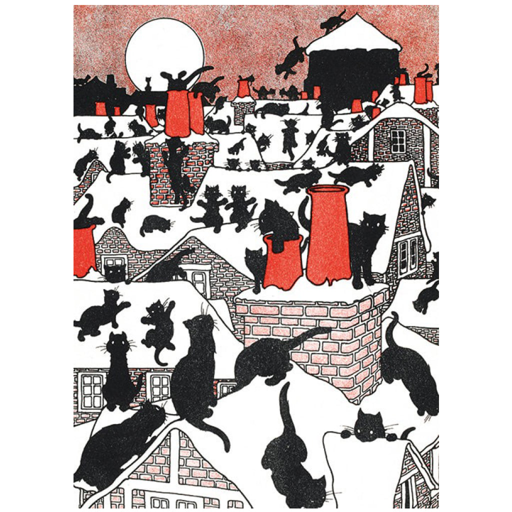 Black Cats Pack Of Holiday Cards | Museums & Galleries – Outer Layer