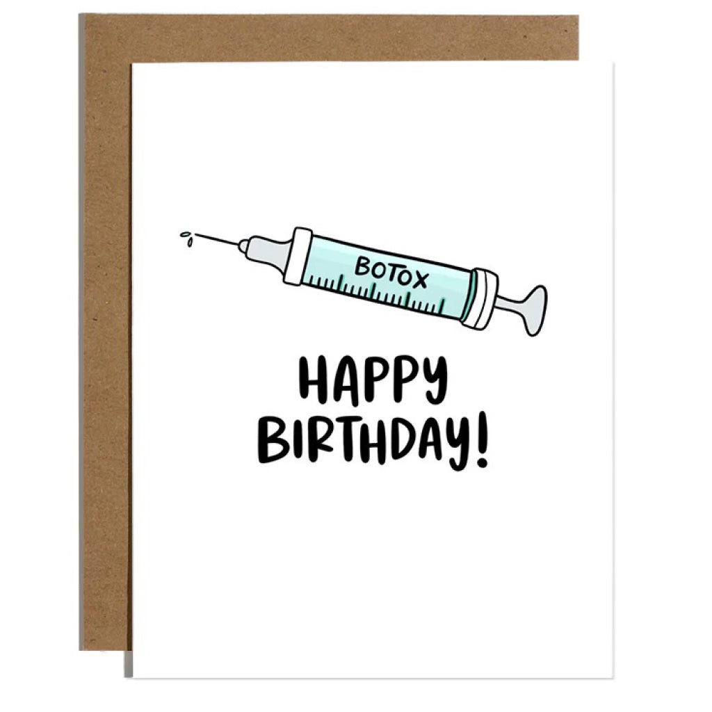 Botox Birthday Card | Brittany Paige – Outer Layer