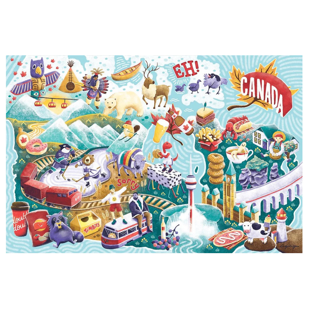 Canada, eh! Jigzaw Puzzle | Arcadia Puzzles – Outer Layer