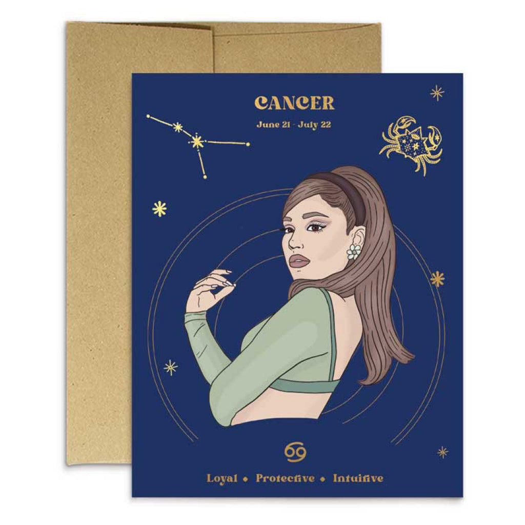 Cancer Star Sign Pop Culture Zodiac Card | Party Mountain Paper – Outer ...