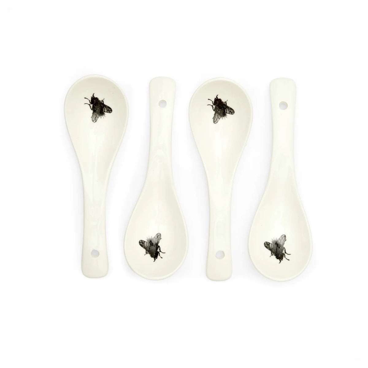 Ceramic Fly Spoons | Kikkerland – Outer Layer