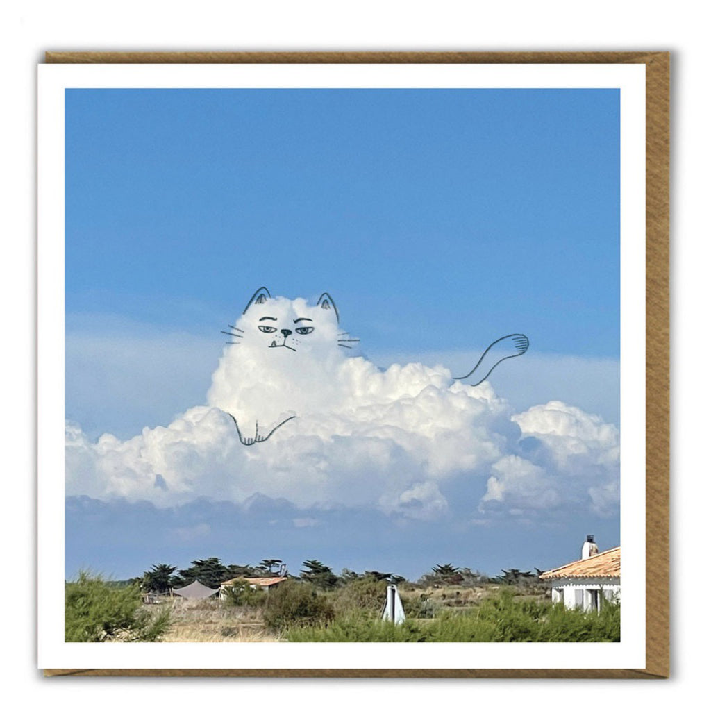 Cloud Cat Card | Brain Box Candy – Outer Layer