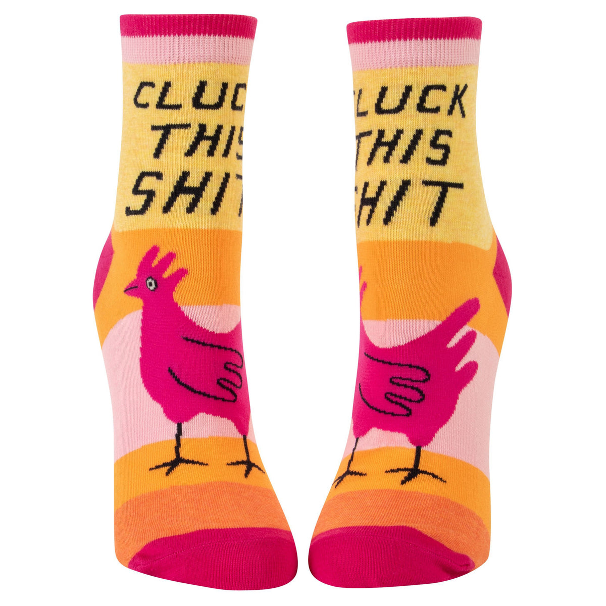 Cluck This Shit Ankle Socks | Blue Q – Outer Layer