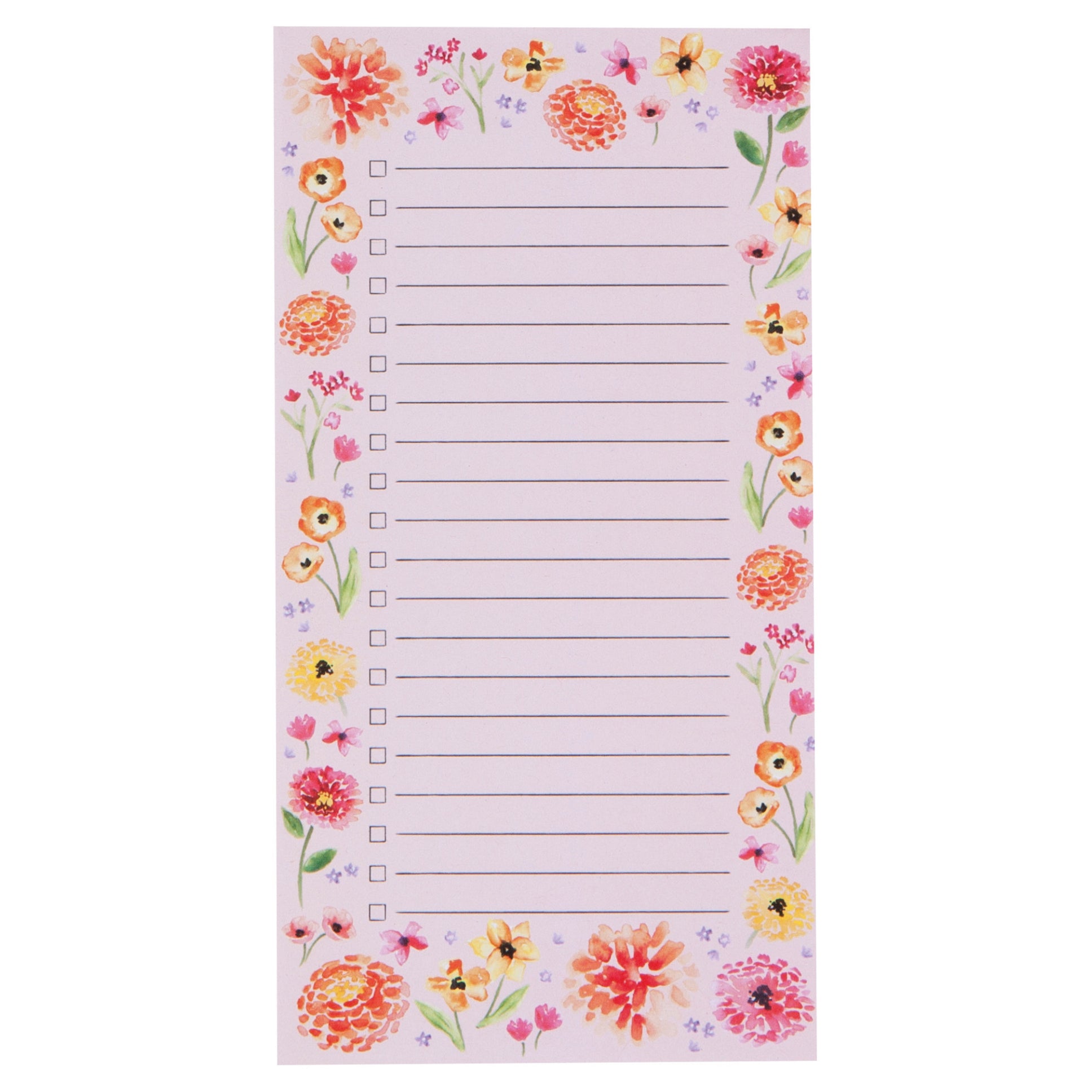 Cottage Floral Magnetic Notepad | Danica – Outer Layer