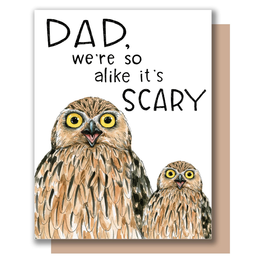 Dad We're Scary Card | Paper Wilderness – Outer Layer