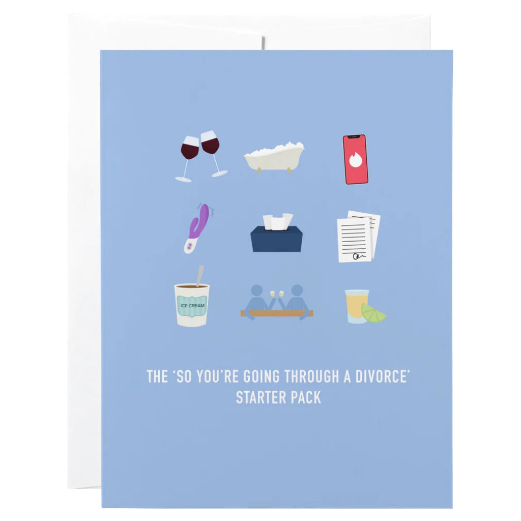 Divorce Starter Pack Card | Classy Cards – Outer Layer