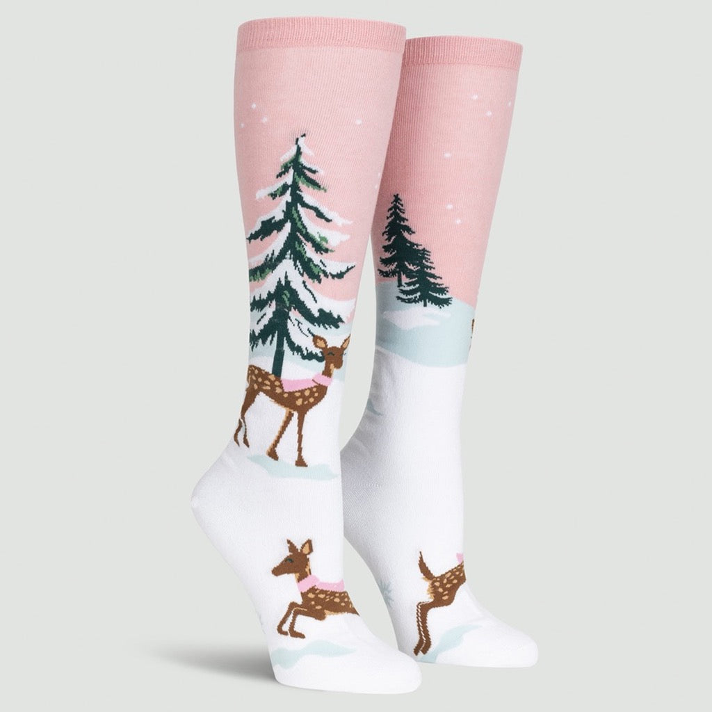 Doe-nt Forget Your Scarf Knee High Socks | Sock It To Me – Outer Layer