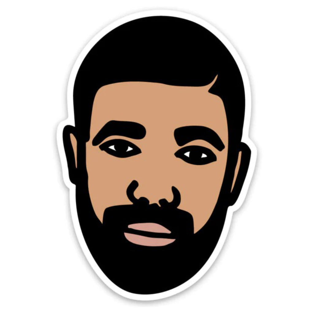 Drake Face Sticker | Brittany Paige – Outer Layer