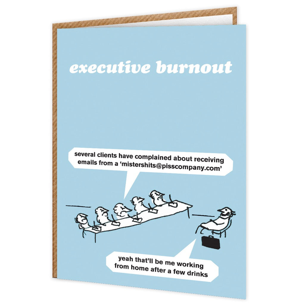 Executive Burnout Card | Brain Box Candy – Outer Layer