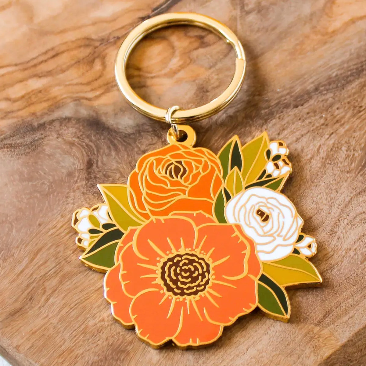 Fall Bouquet Keychain | Elyse Breanne Design – Outer Layer