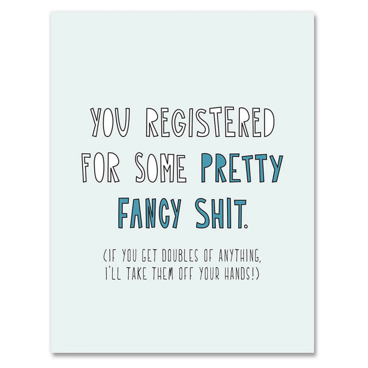 Fancy Registry Wedding Card | Near Modern Disaster – Outer Layer