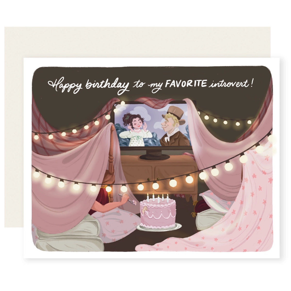 Favorite Introvert Birthday Card | Slightly Stationery – Outer Layer