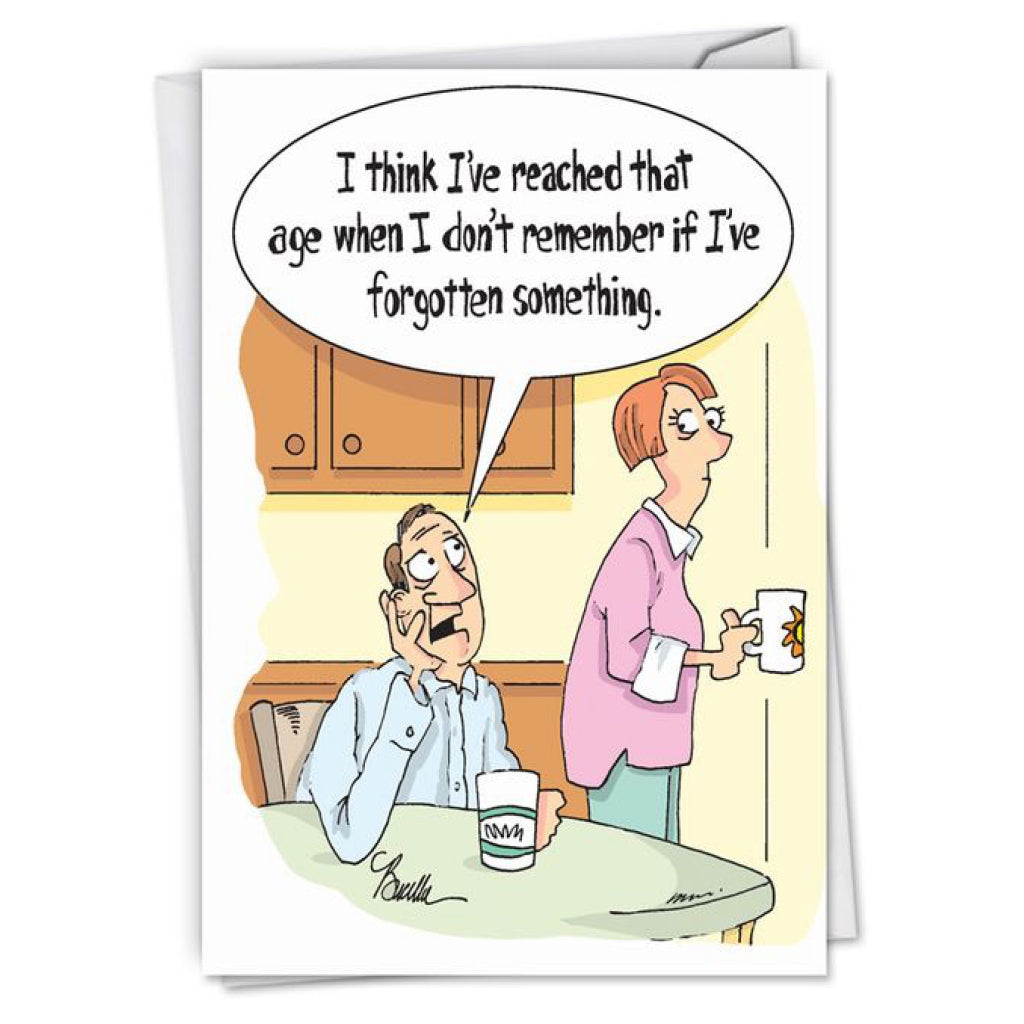 Forgotten Something Birthday Card | Nobleworks – Outer Layer