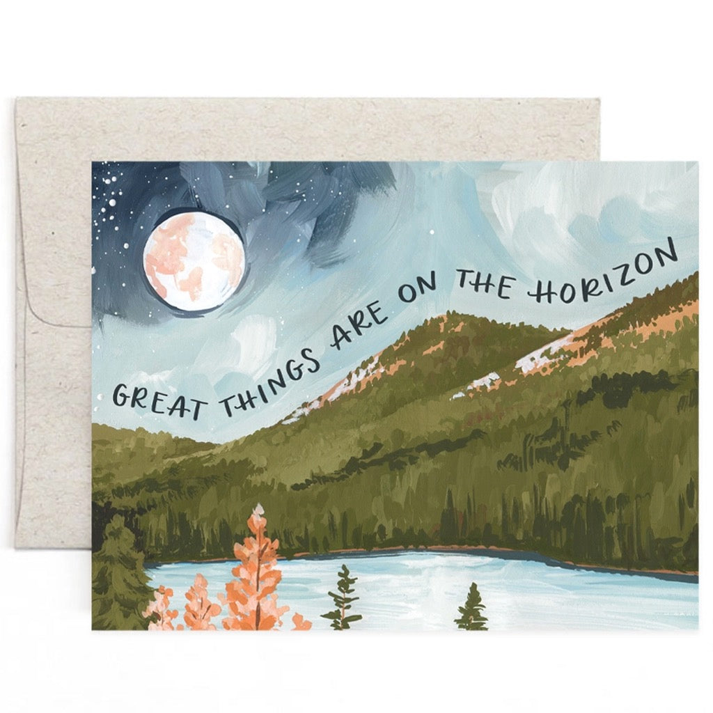 Great Things On The Horizon Card | 1Canoe2 – Outer Layer