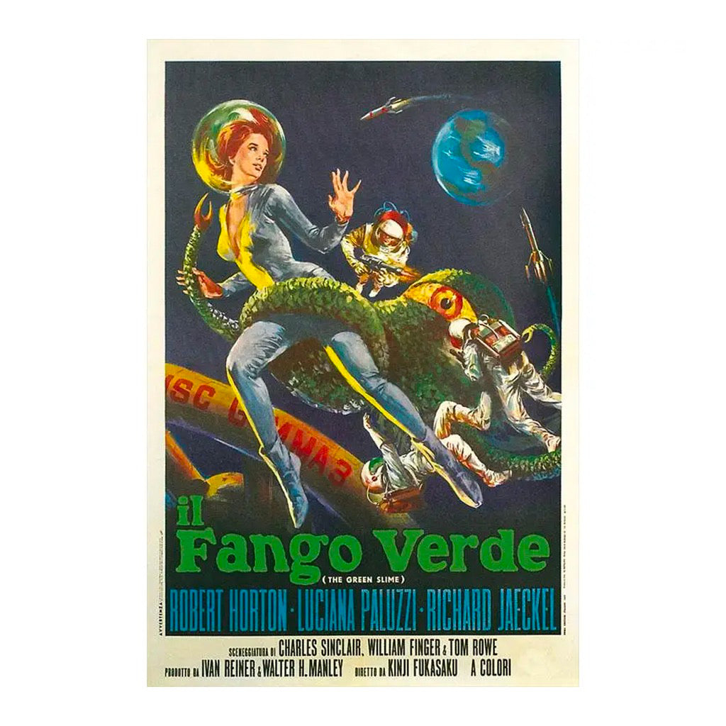 green slime ghost poster