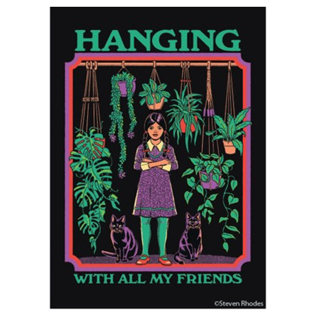Hanging With My Friends Magnet | Ephemera – Outer Layer