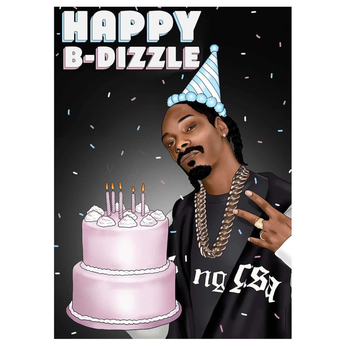 Happy B Dizzle Birthday Card | Central23 – Outer Layer