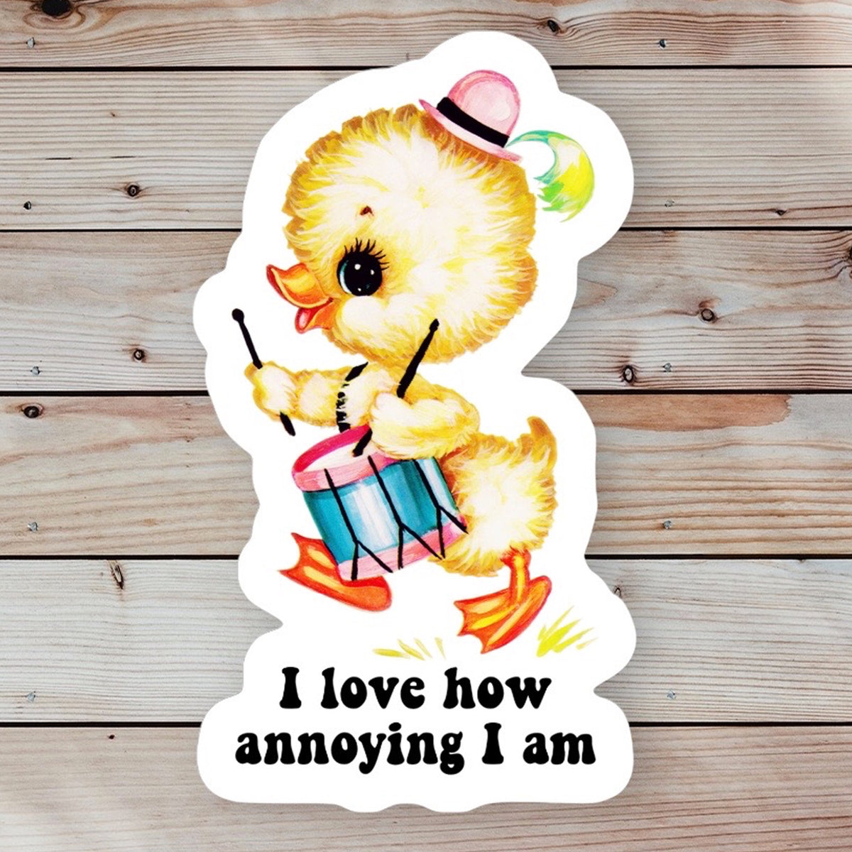 I Love How Annoying I am Sticker | Ace the Pitmatian Co – Outer Layer