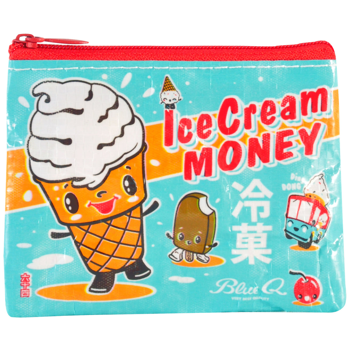 Ice Cream Money Coin Purse | Blue Q – Outer Layer