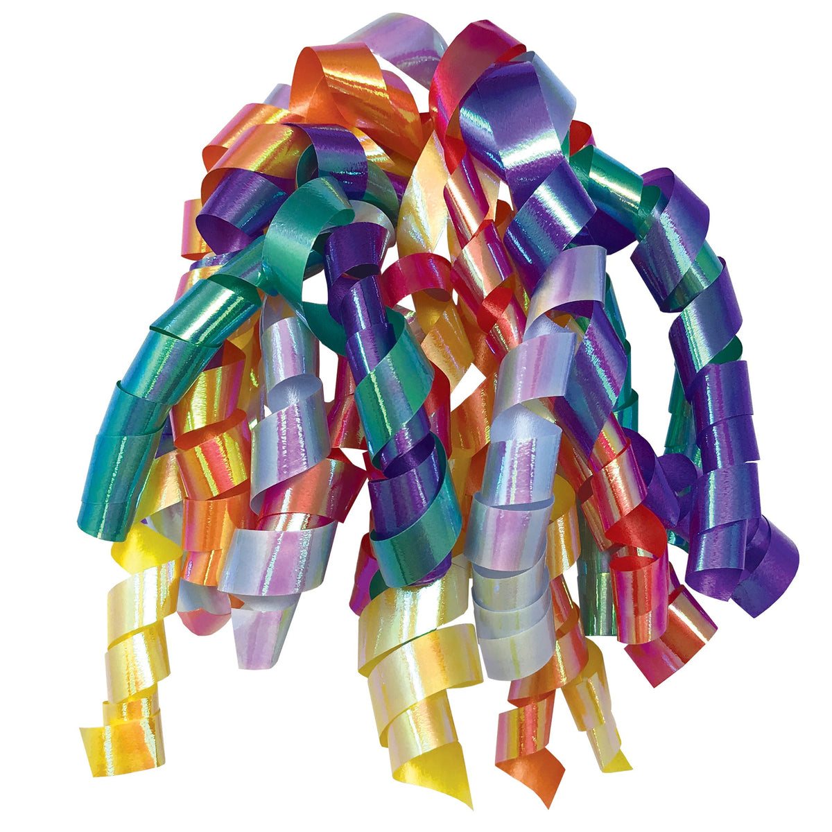 Iridescent Rainbow Curly Bow | Jillson & Roberts – Outer Layer